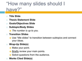 Thesis Presentation FAQs | PPT