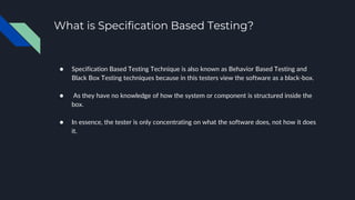 SOFTWARE TESTING PRESENTATION .pptx