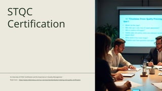 Standardisationtesting Qualitycertification Pptx