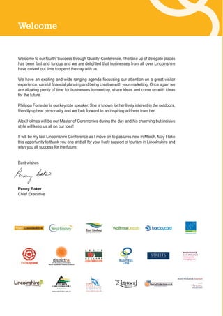 Success Through Quality Conference - Delegate Pack | PDF