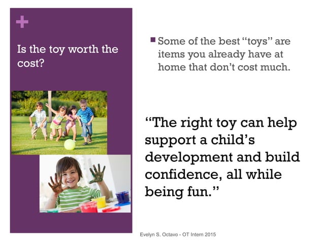 Occupational Therapy on How to pick a toy: Checklist | PPT
