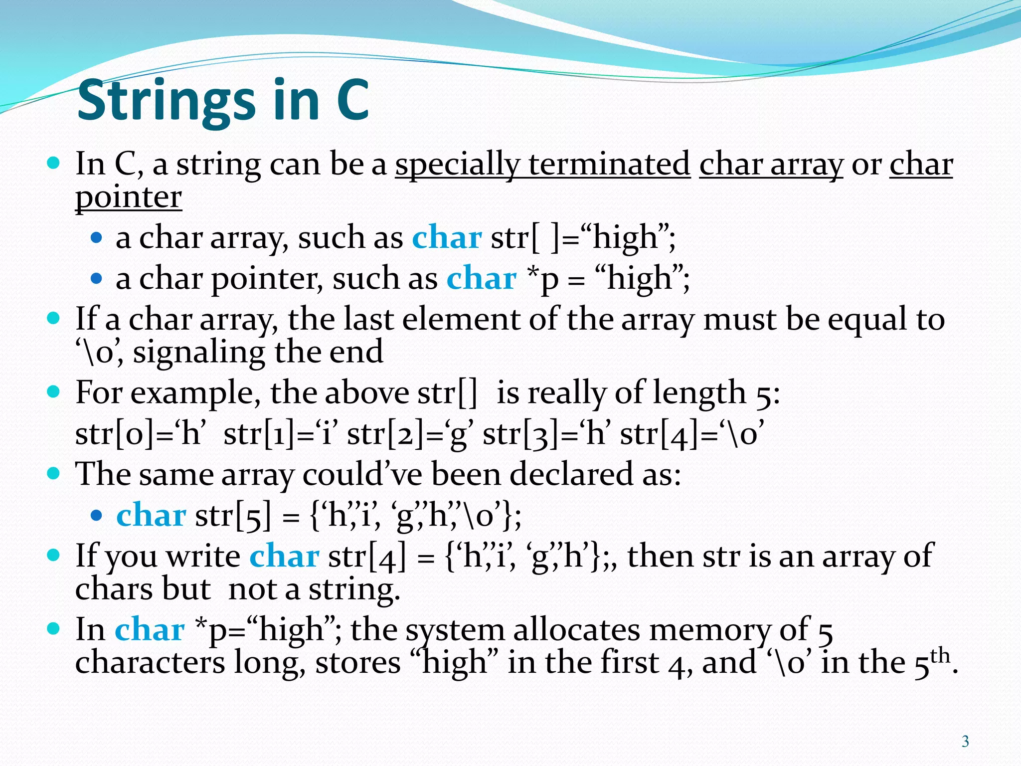 Strinng Classes in c++ | PPT