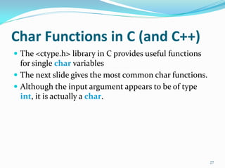 Strinng Classes in c++ | PPT