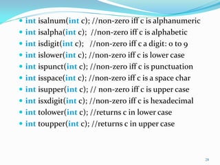Strinng Classes in c++ | PPT