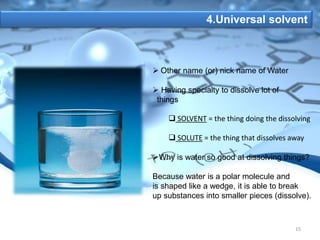 Structure of water | PPTX