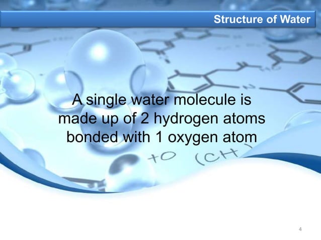 Structure of water