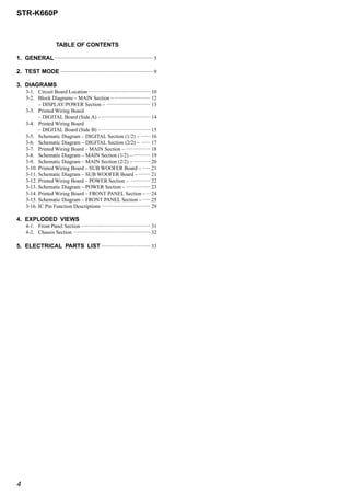 Service Manual - Sony STR-K660P | PDF