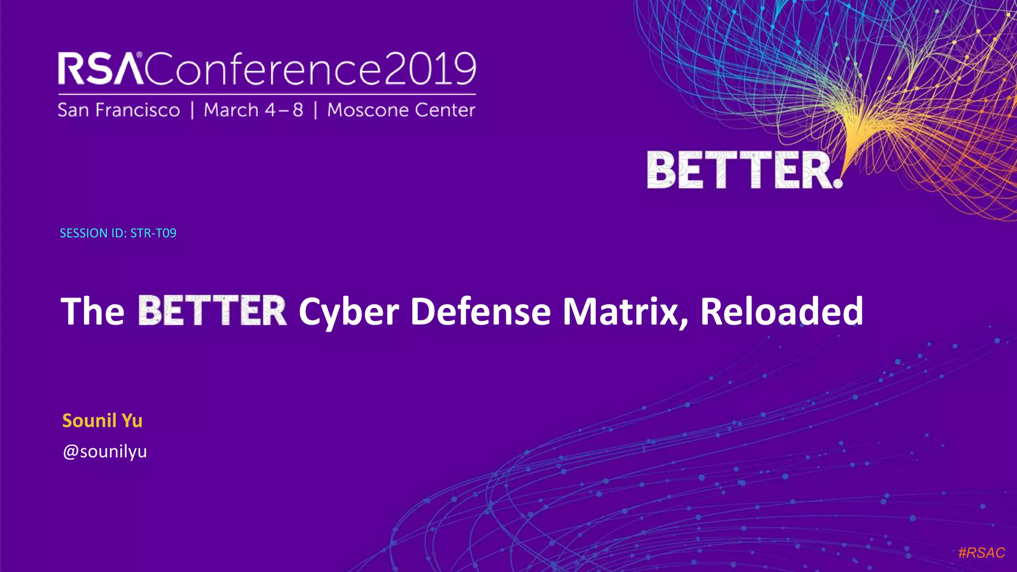 Cyber Defense Matrix: Reloaded | PPT