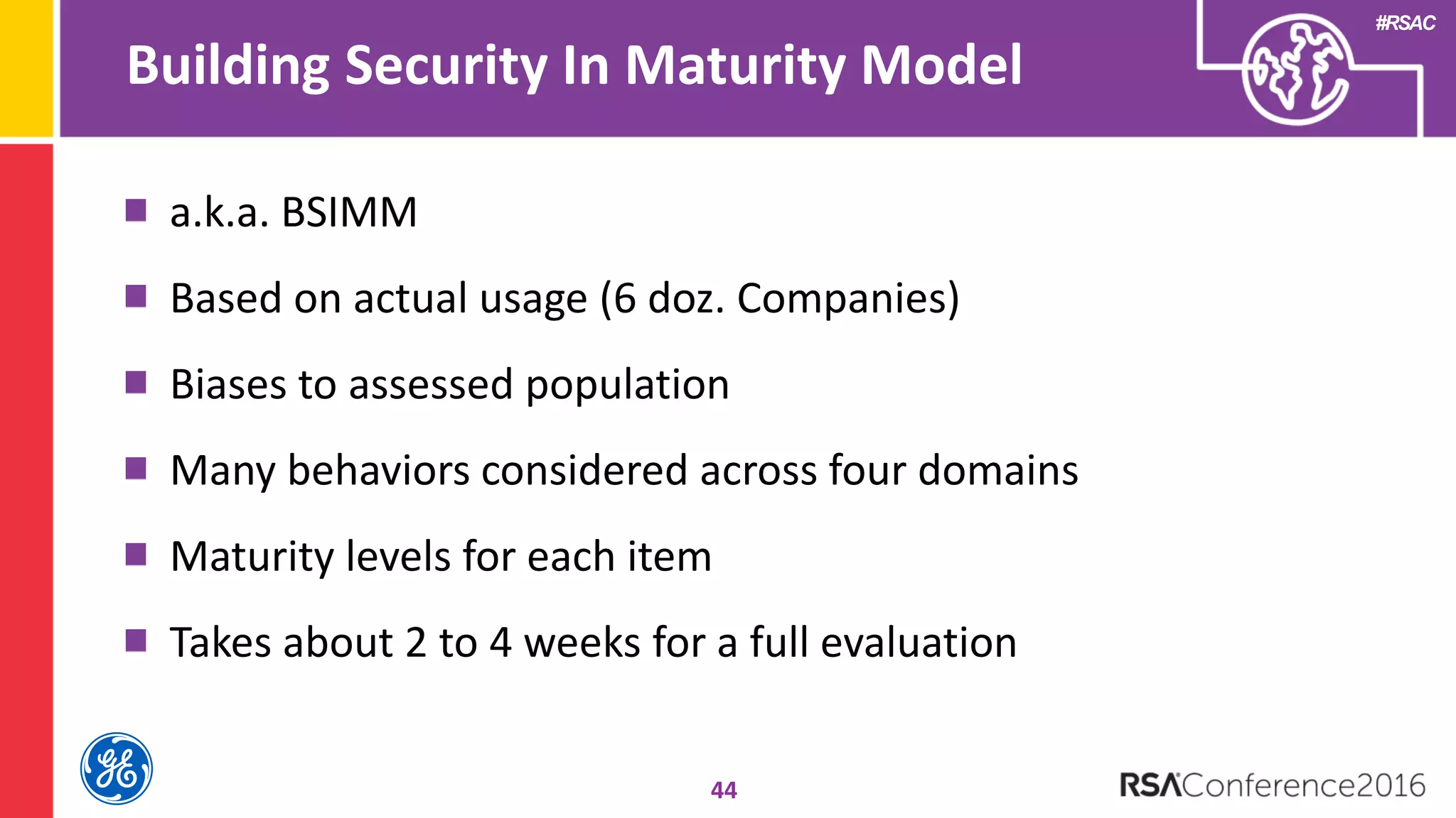 Estimating Development Security Maturity in About an Hour | PDF