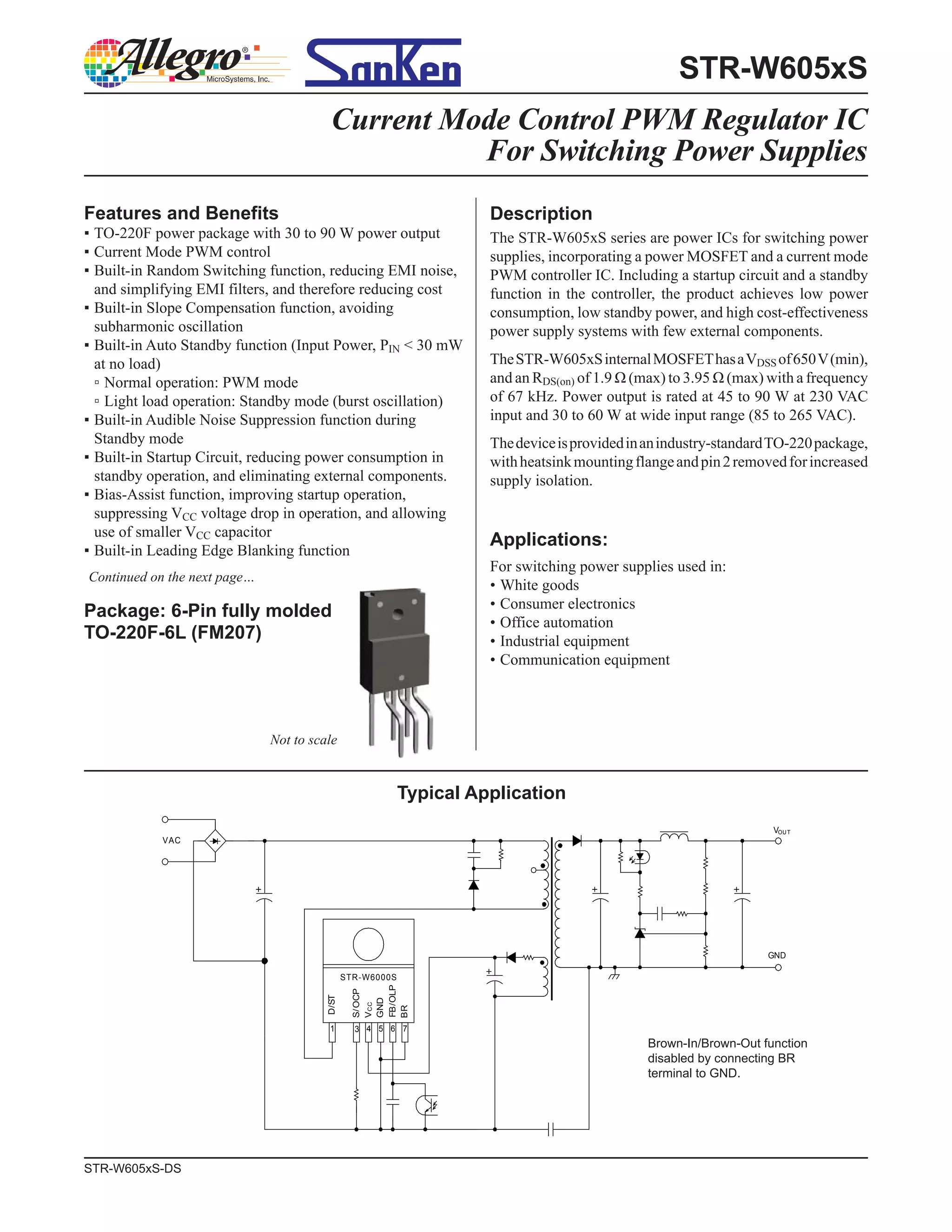 Str w6051 s-str-w6052s-str-w6053s-datasheet | PDF