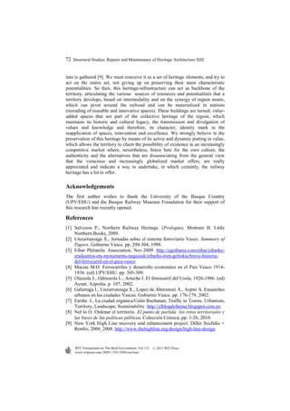 Railway heritage, an opportunity to the future. | PDF