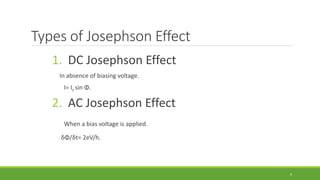 josphenson junction | PPTX