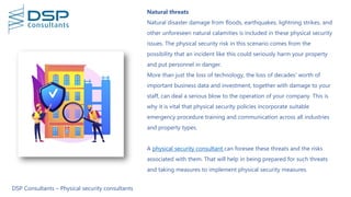 COMMON PHYSICAL SECURITY THREATS | PDF