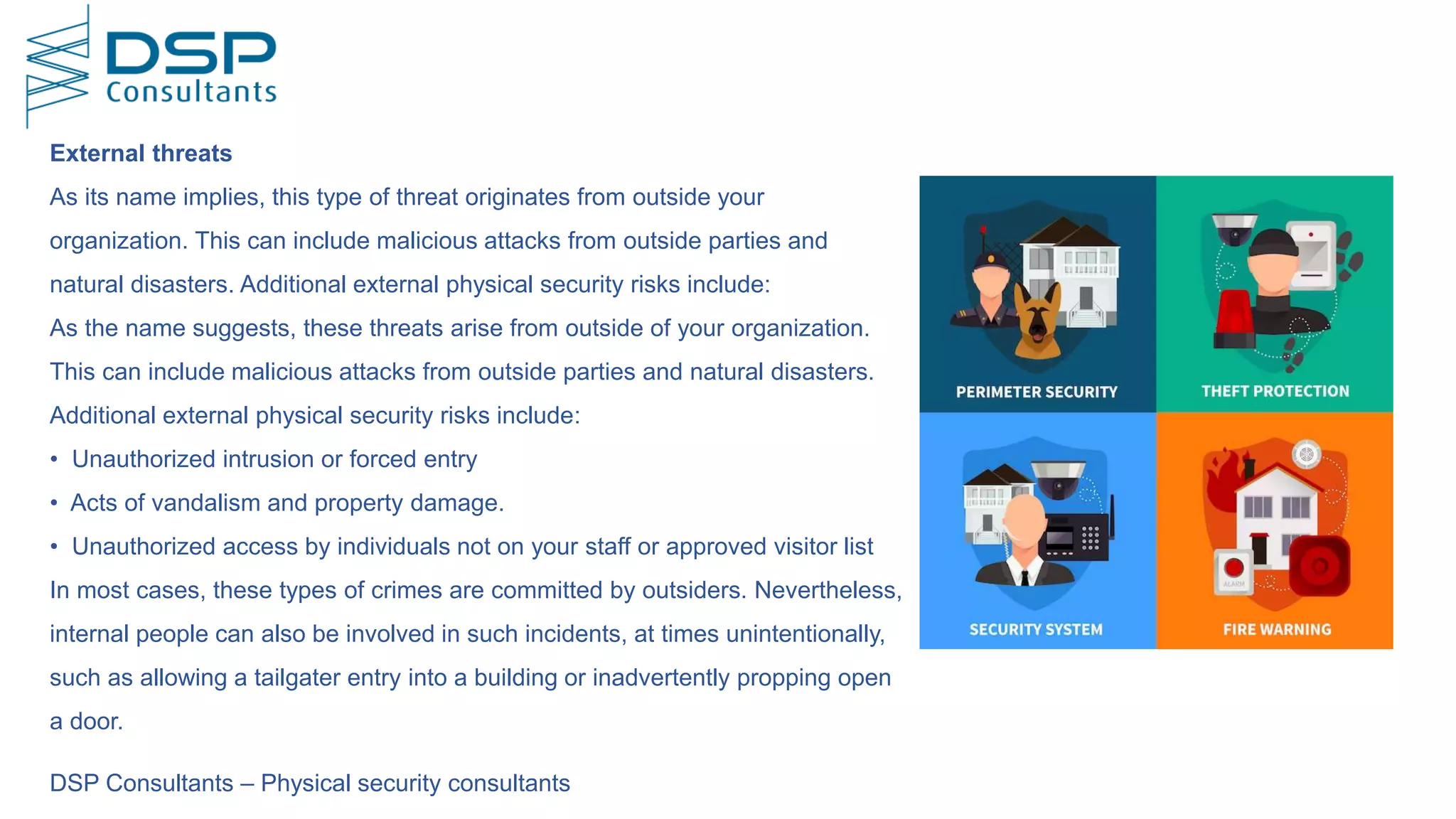 PHYSICAL SECURITY THREATS | PPTX
