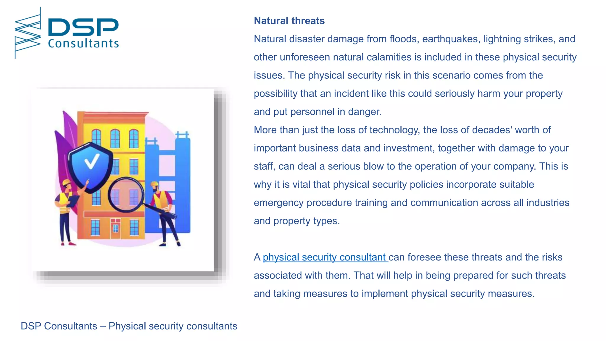 PHYSICAL SECURITY THREATS | PPTX