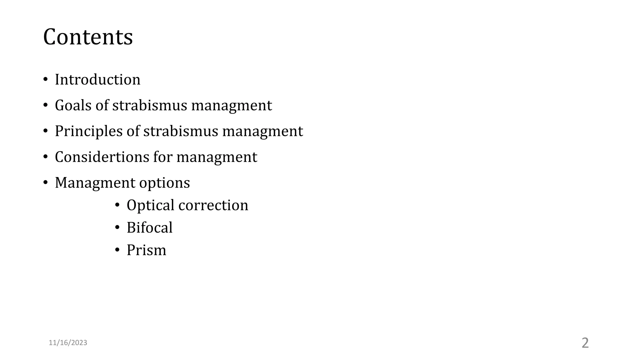 Optical management of strabismus.pptx