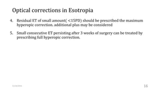 Optical management of strabismus.pptx | Eye and Vision Conditions ...