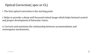 Optical management of strabismus.pptx | Eye and Vision Conditions ...