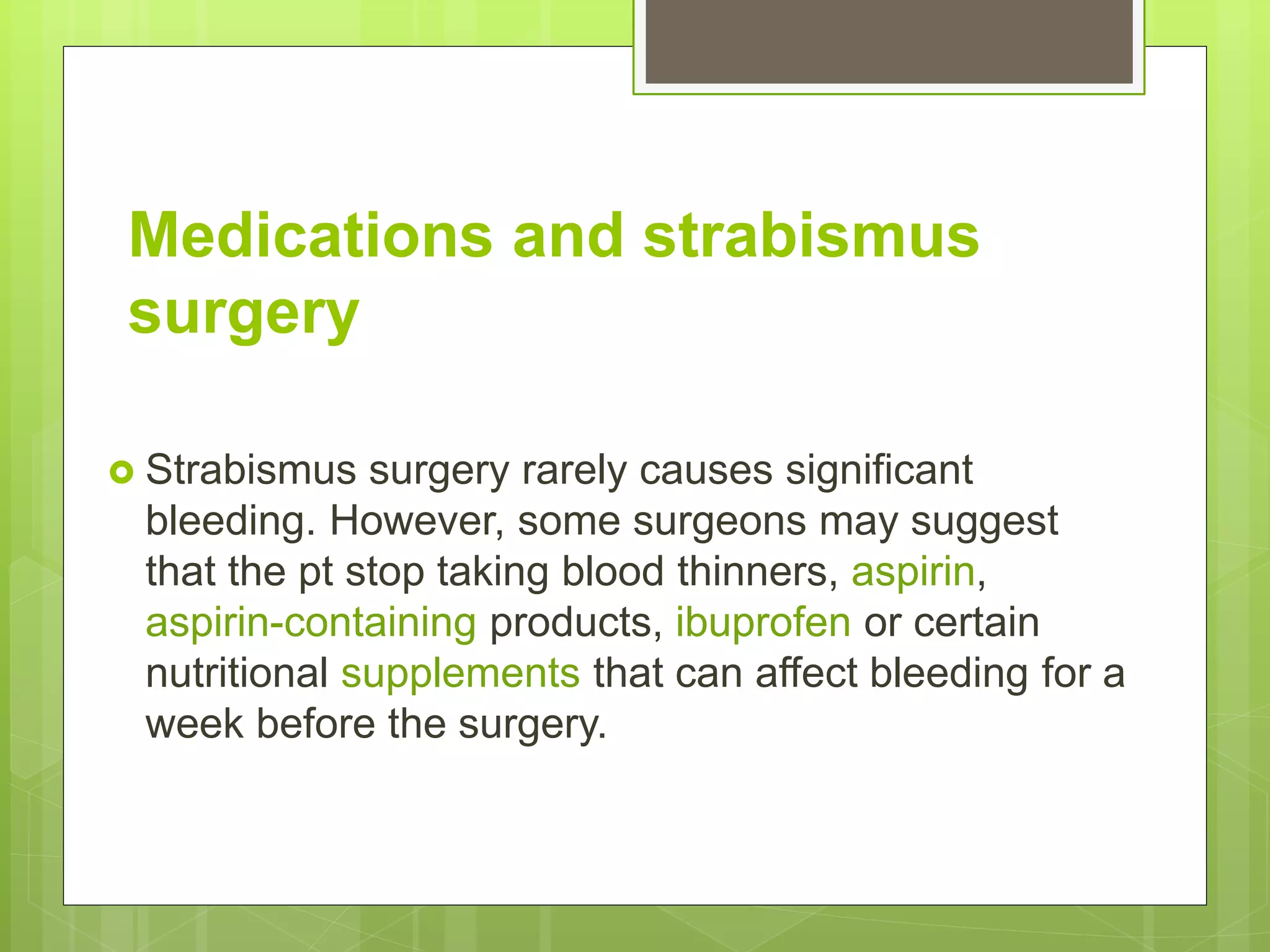 Strabismus | PPTX
