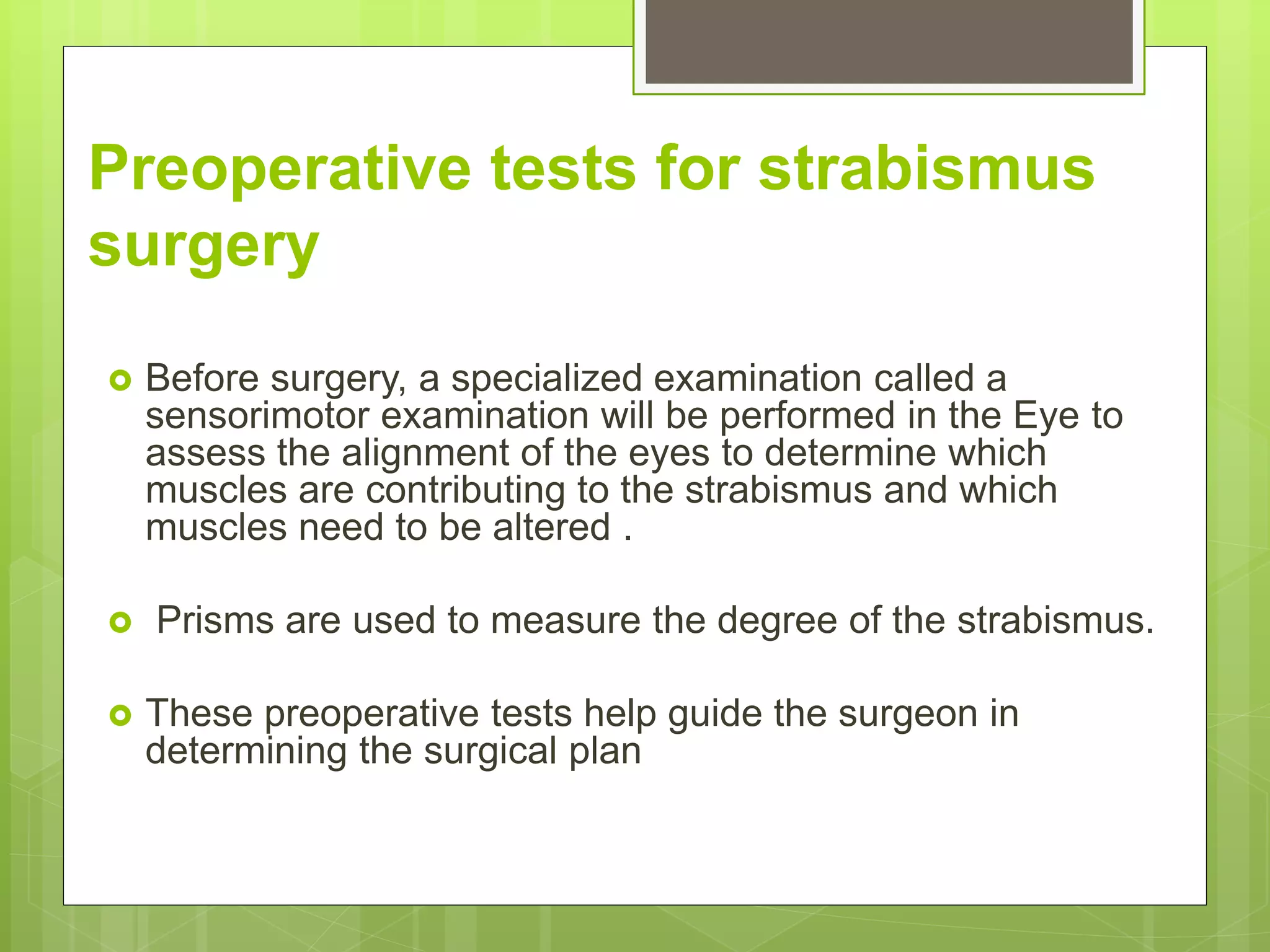Strabismus | PPTX