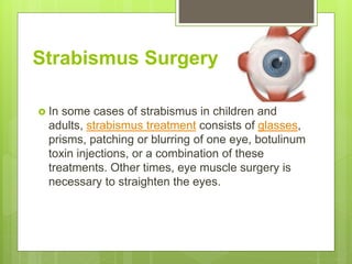 Strabismus | PPTX