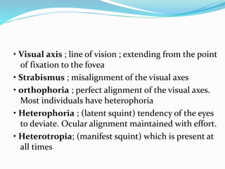 Strabismus | PPTX