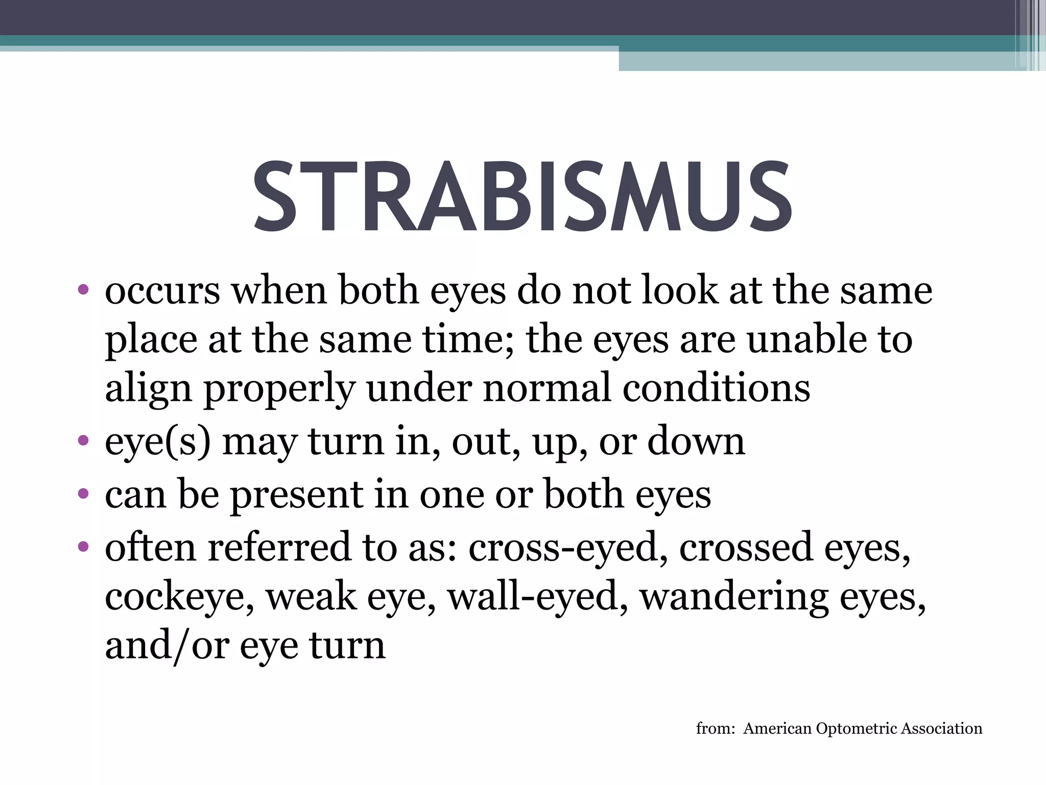 Strabismus | PPT