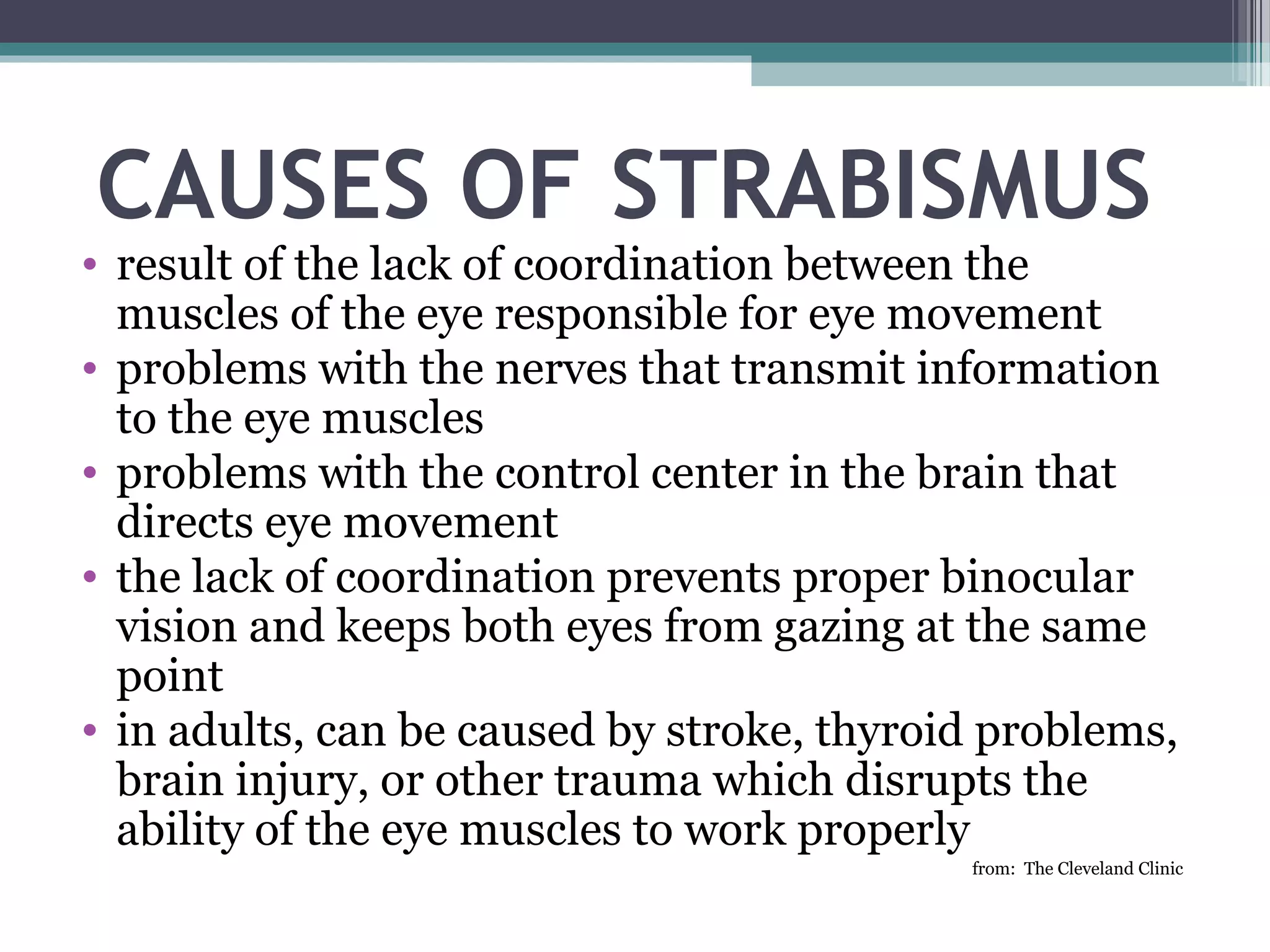 Strabismus | PPT