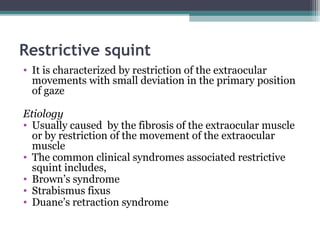 Strabismus | PPT