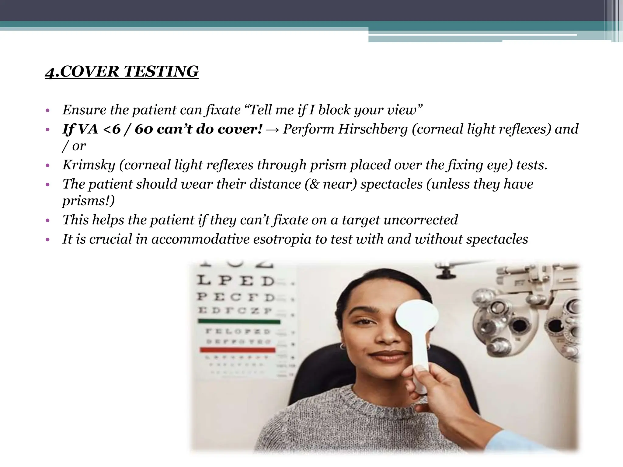 STRABISMUS EXAMINATION.pptx............. | PPTX