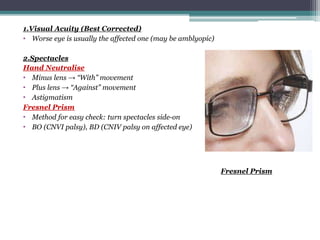 STRABISMUS EXAMINATION.pptx............. | PPTX