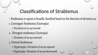 Strabismus cause types treatment and complication.pptx