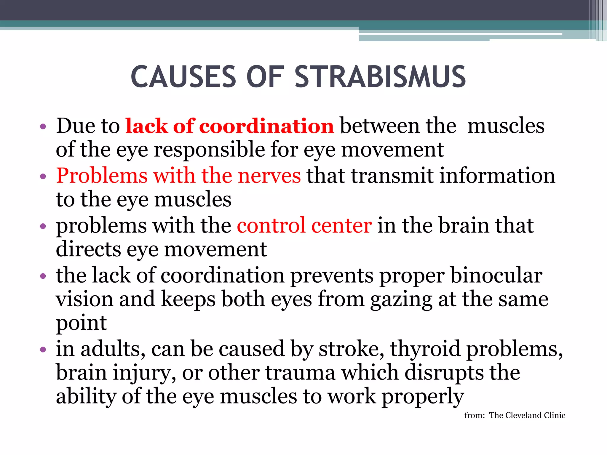 Strabismus basic for ophthalmic assistant student | PPT
