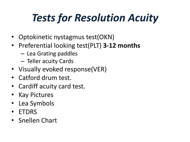 Strabismus assessment OSP | PPTX | Eye and Vision Conditions | Diseases ...