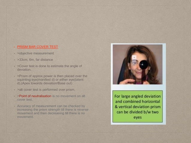 approach to a strabismus patient | PPTX