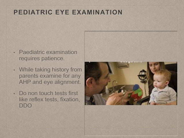 approach to a strabismus patient | PPTX