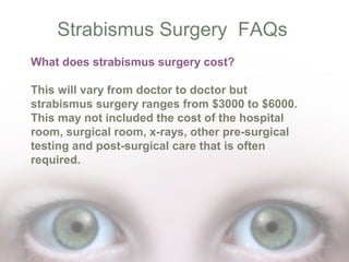 Strabismus Surgery Outcomes | PPT