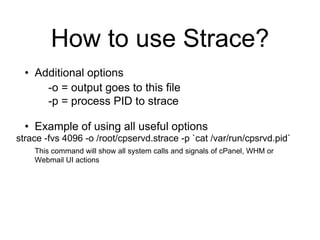 Using strace | PPT