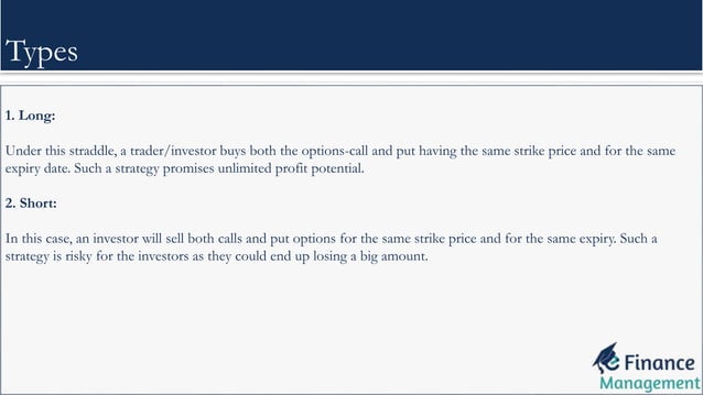 Straddle | PPTX | Stocks and Bonds | Personal Investing