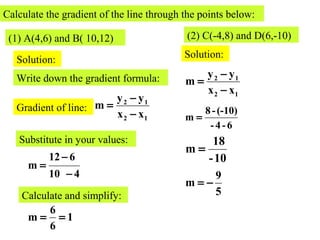 Straight line-equation. | PPT