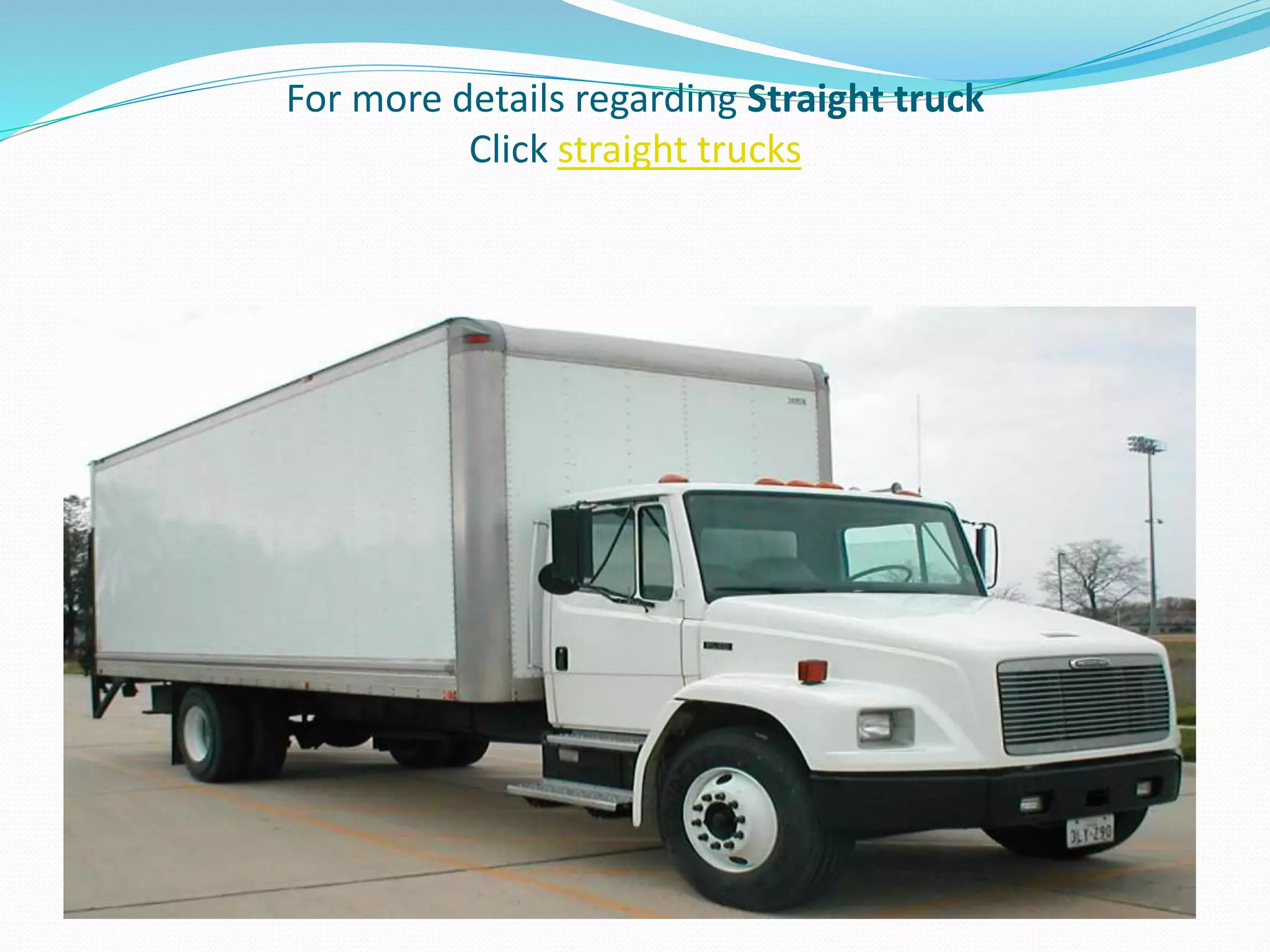 Straight trucks | PPTX