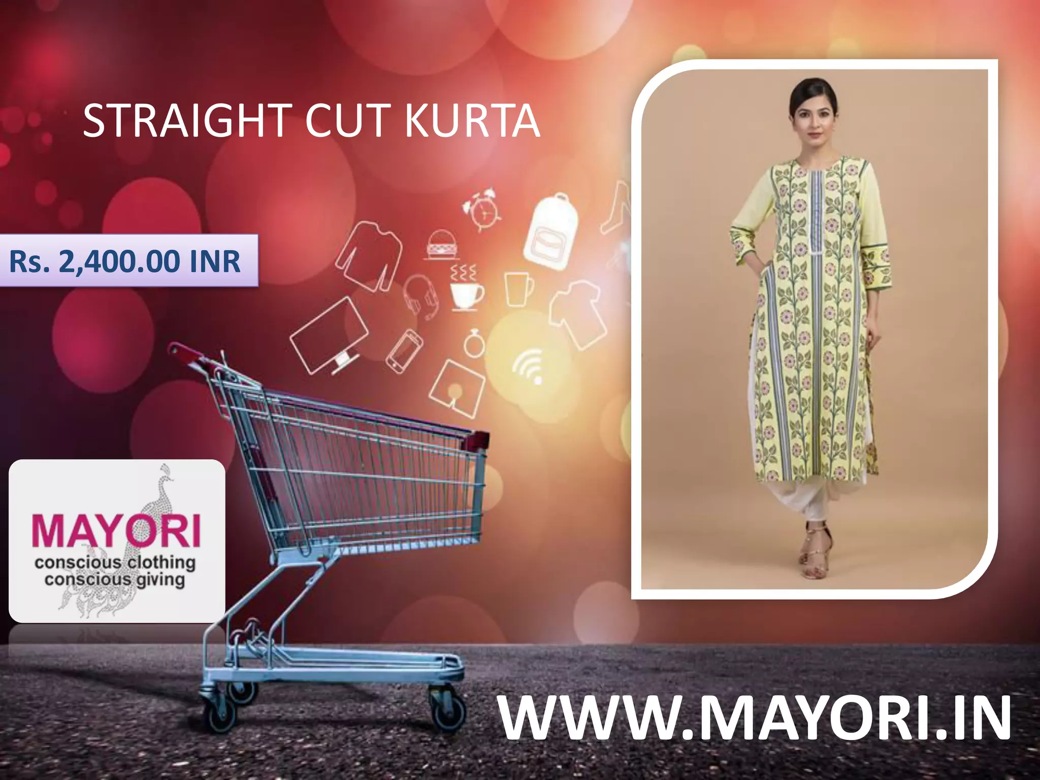 STRAIGHT CUT KURTA - MAYORI CONSCIOUS CLOTHING | PDF | Women\'s ...