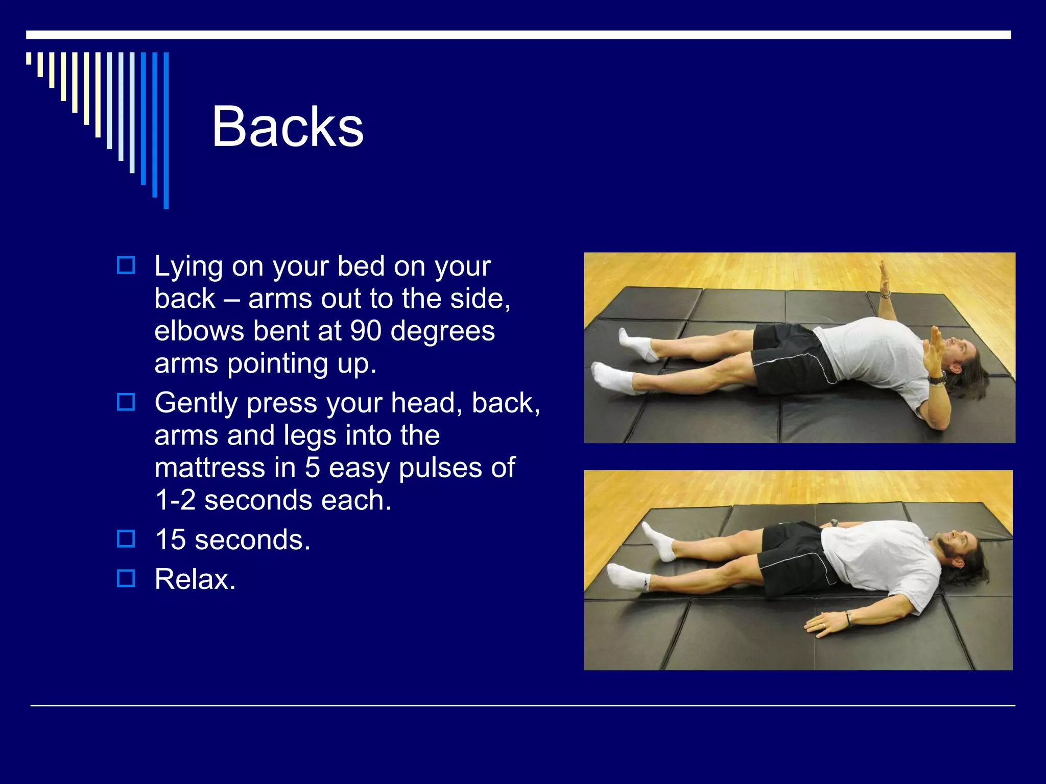 Straighten Up Bed Backs | PPT