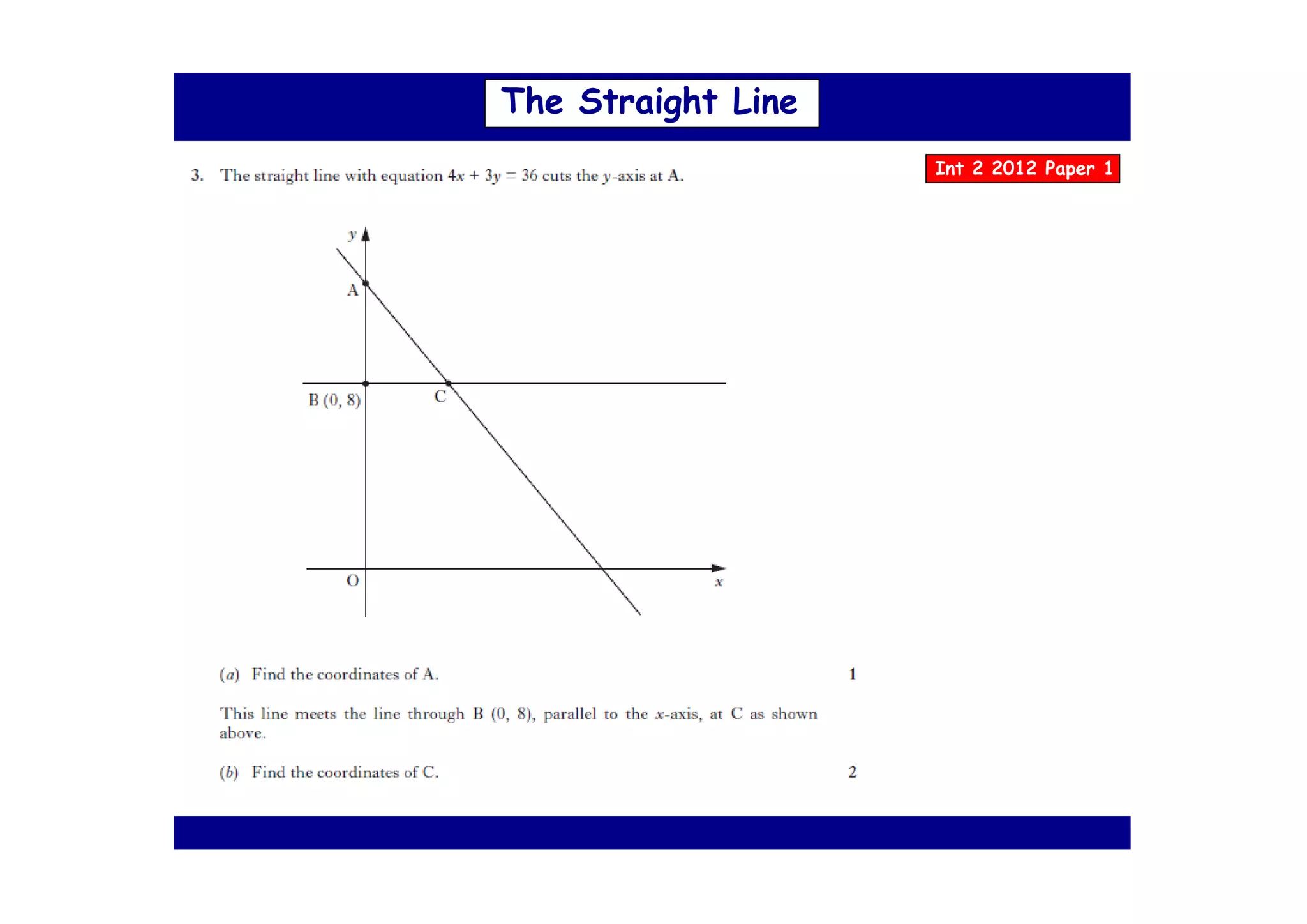 Straight line | PDF
