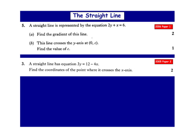 Straight line | PDF
