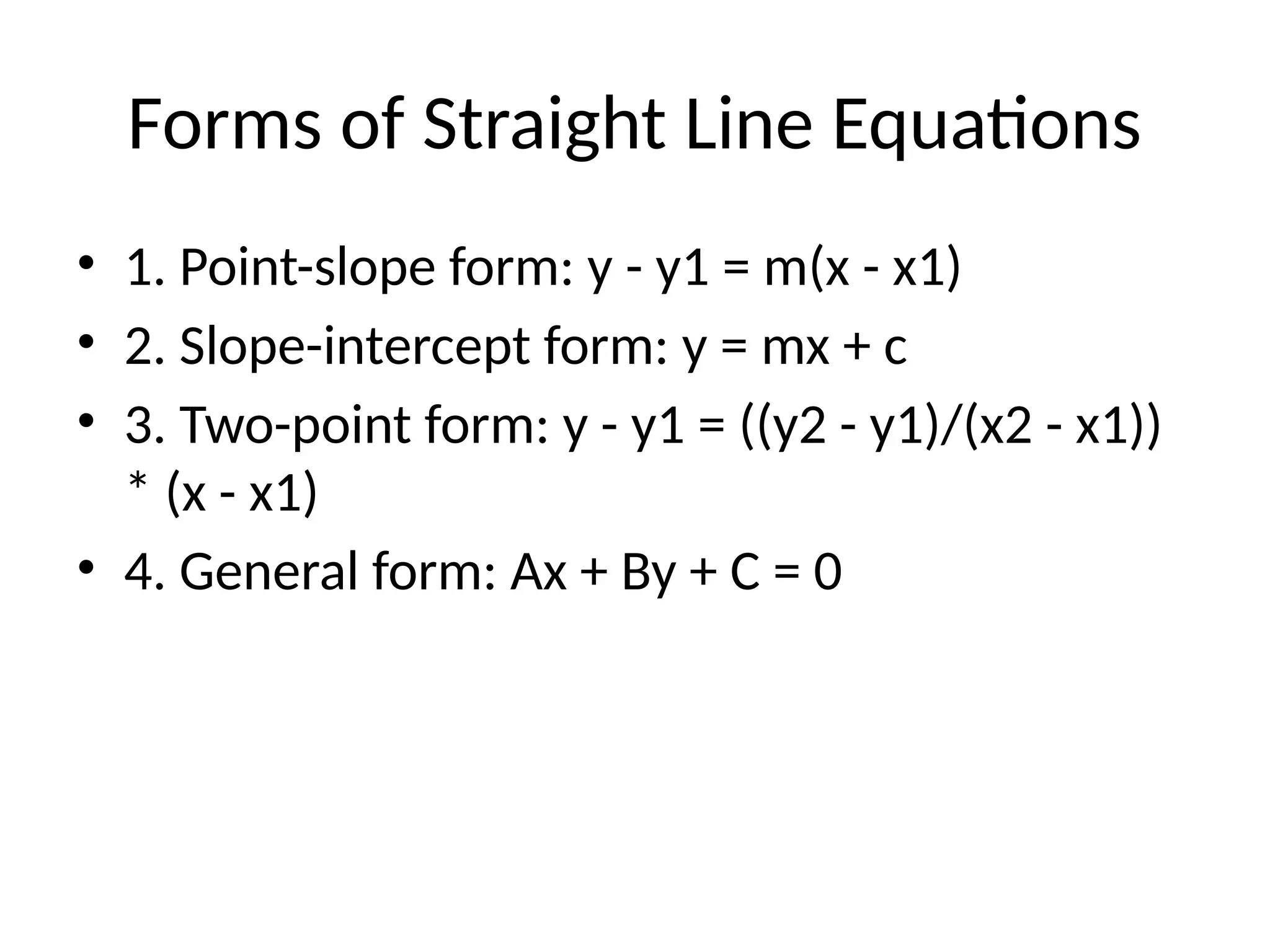 Straight_Line_Class11_Updated.pptx class 11th maths | PPTX