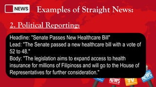 straight news.pptx lesson for grade 7 sp | PPTX