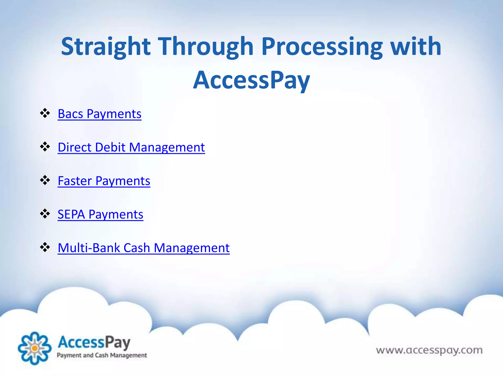 Straight Through Processing - UK online payment methods | PPTX