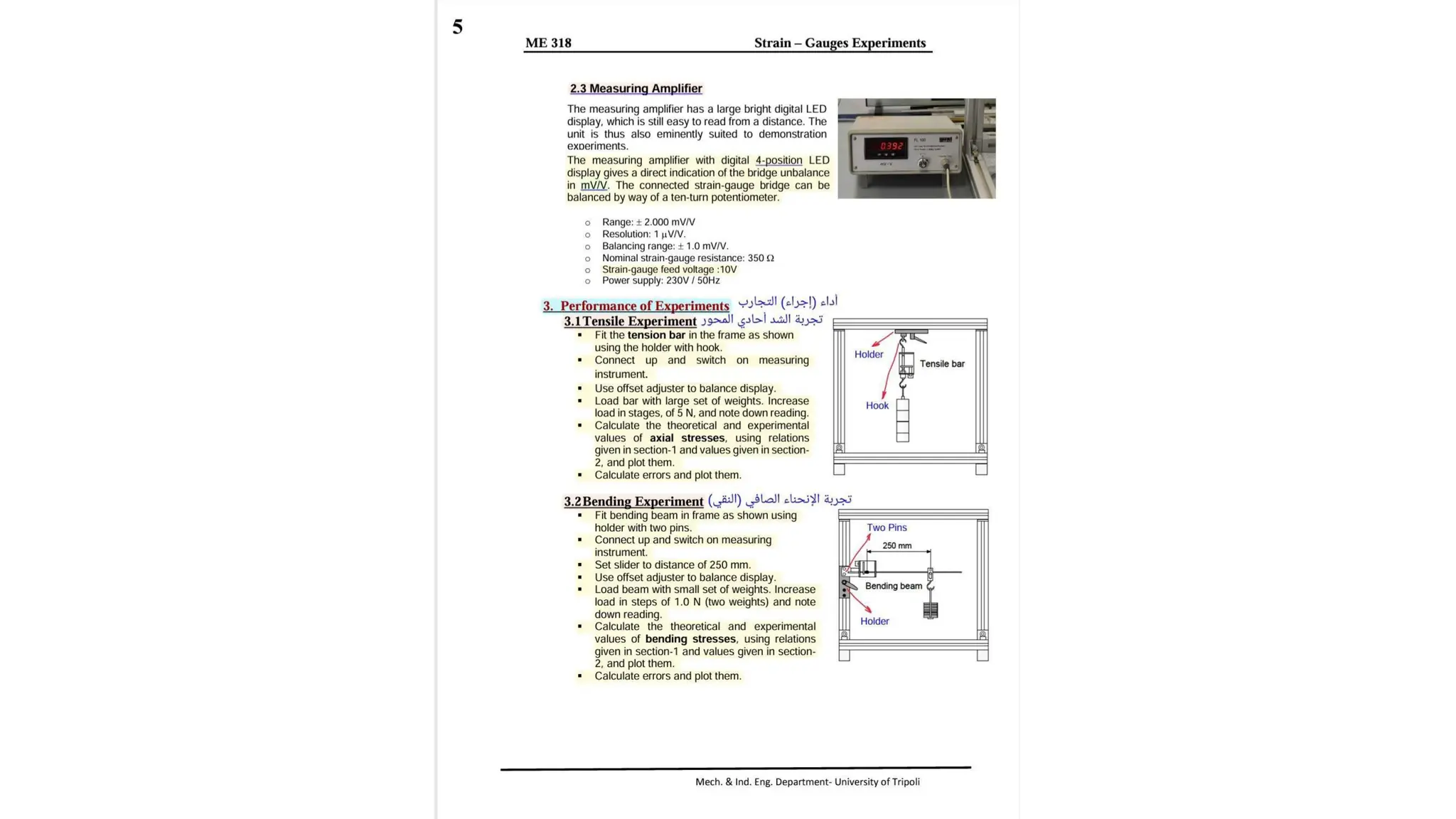Experimental Strain Gauges Measurement .pptx