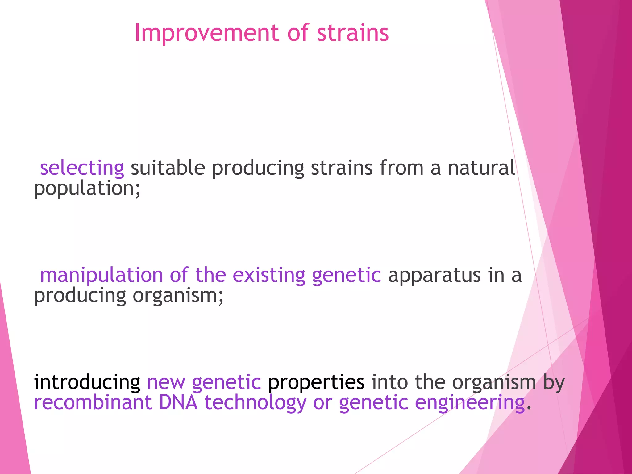 Strain improvement-main | PPT
